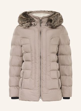 Wellensteyn Wellensteyn Steppjacke Belvitesse Medium Mit Abnehmbarem Kunstfell beige