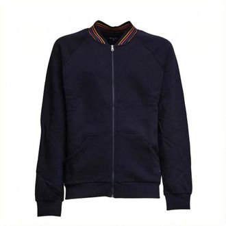 Paul Smith Homme, Sweatshirts et sweats &agrave; capuche, Bleu, Taille: XL Zip-throughs