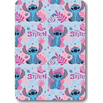 Anemone Plaid Polaire Sticth Disney 100x140 (Stitch B)