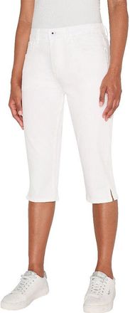 Pepe Jeans London Damen Skinny Crop Hw Shorts, Weiß (Denim-TA8), 28W