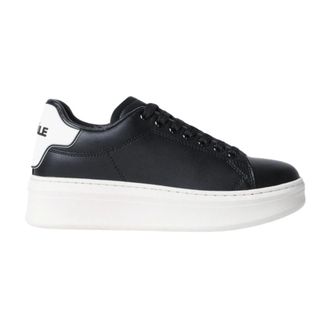 Ga&euml;lle Paris Schwarze Sneakers mit Gummipatch Damen - - Shoes - Damen - Schwarzk - 35 EU