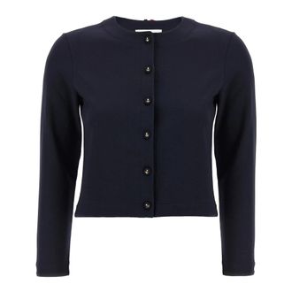 Thom Browne Milan Stitch Cardigan - - Knitwear - Damen - Blau - L