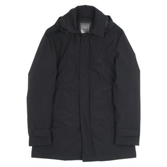 Herno Glatte Daunenjacke mit Kapuze - - Jackets - Herren - Schwarzk - XL