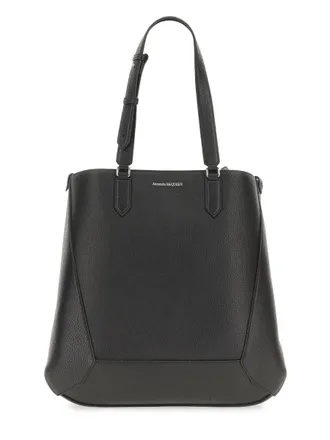 Alexander McQueen The Edge Tote Bag - Black