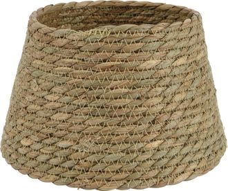 Kaemingk Weihnachtsbaumrock aus Gras 25x15cm - für Bäume bis 60cm - Abdeckung Weihnachtsbaumständer - Christbaumständer Hülle - Tannenbaum Korb - Weihnachtsbau