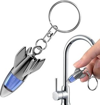 Generic D&eacute;chargeur d&eacute;lectricit&eacute; statique - Porte-cl&eacute;s haute tension antistatique, multifonction pour enlever l&eacute;lectricit&eacute; statique pour la s&eacute;curit&eacute; du corps h