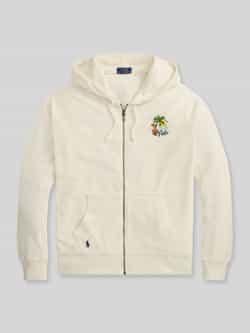 Polo Ralph Lauren Regular Fit Sweatjacke aus Baumwoll-Mix mit R&uuml;cken-Print