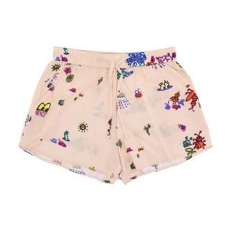Obey All Over Print Damen Shorts - - Shorts - Damen - Beige - M