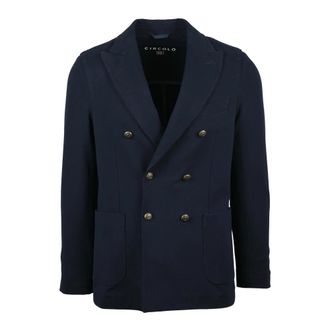 Circolo 1901 Zweireihige Jacke - - Jackets - Herren - Blau - M