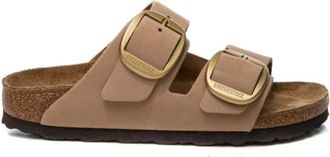 Birkenstock Femme, Chaussures, Beige, Taille: 41 EU Chaussures Plates Beige en Cuir Mod&egrave;le Anatomique
