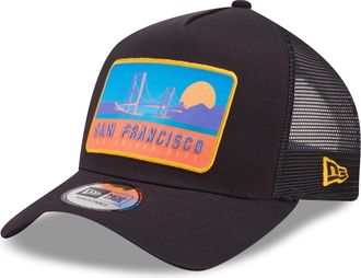 New Era San Francisco Truckercap blau verstellbar Snapback-Verschluss Patch Cap - One-Size