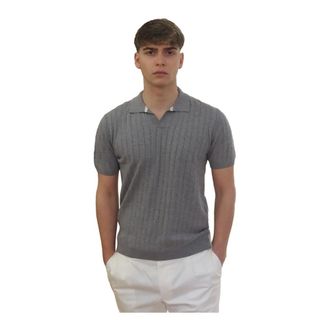 Barba Homme, Tops, Gris, Taille: XL Polo Chemises