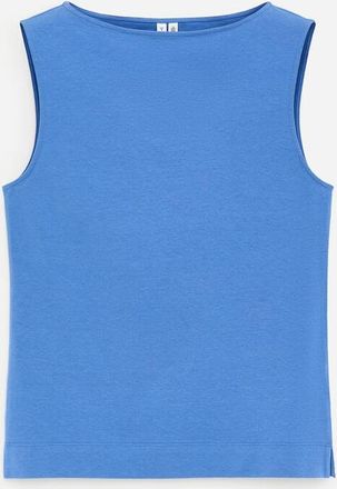 Arket Top Mit U-Boot-Ausschnitt -Blau