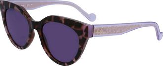 Liu Jo Femme, Accessoires, Violet, Taille: ONE Size Lj782S Lunettes de soleil &agrave; monture inject&eacute;e