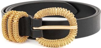 Orciani Femme, Accessoires, Noir, Taille: 85 CM Nappa Chain Leather Belt