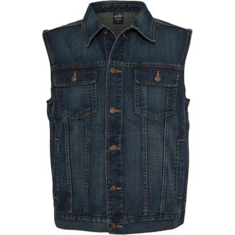Urban Classics Weste f&uuml;r Herren (Jeansblau)
