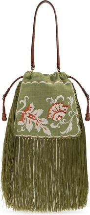 Etro Femme, Sacs, Vert, Taille: ONE Size Kalispera Small Shoulder Bag