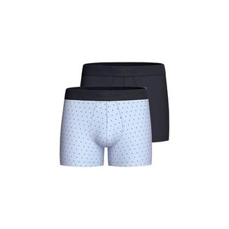 Eden Park Lot de 2 boxers en coton m&eacute;lang&eacute;