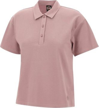 Colmar Femme, Sport, Rose, Taille: 44 FR Polo piqu&eacute; avec fentes