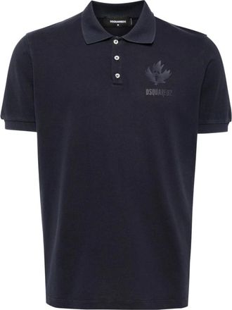Dsquared2 Homme, Tops, Bleu, Taille: XL Polo Chemises