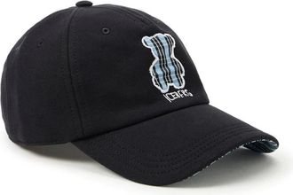 Iceberg Homme, Accessoires, Noir, Taille: ONE Size Casquette de baseball avec application dours