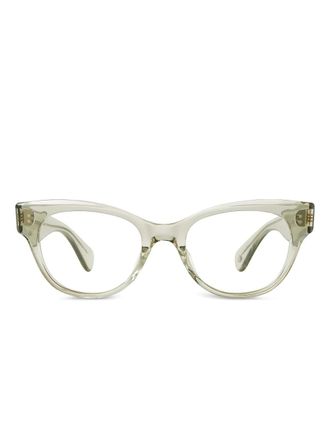 Garrett Leight lunettes de vue Octavia &agrave; monture papillon - Gris