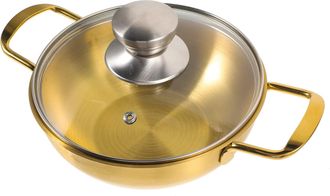 Milisten Outdoor Kochtopf Hot Pot Campingtopf Edelstahl Antihaft Mit Deckel 18cm F&uuml;r Picknick Und Zelten