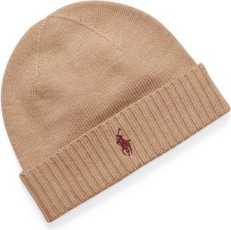 Ralph Lauren Mütze aus maschinenwaschbarer Merinowolle in