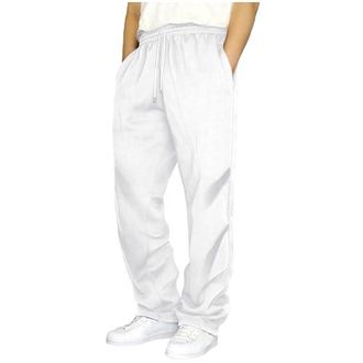 Generic Pantalon de jogging baggy pour homme - Pantalon de sport l&eacute;ger - Taille &eacute;lastique - Pantalon de jogging long - Pantalon de surv&ecirc;tement pour homme - Pa