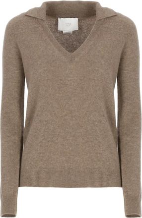 VANISÉ Femme, Pulls, Brun, Taille: 40 FR Pull Col V