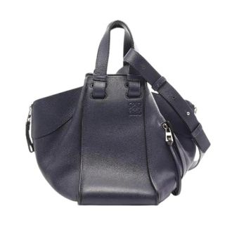 Loewe Pre-owned Hammock Small Leather 2way Bag - Femme - Pre-owned - Bleu - Taille: ONE Size