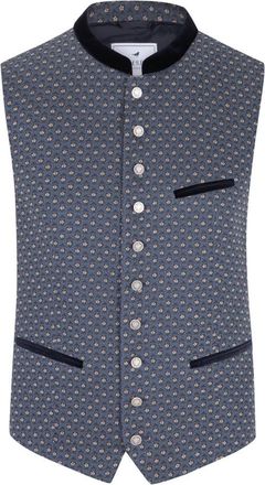Amsel Trachtenweste mit Jacquard-Front in