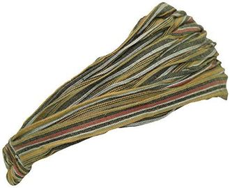Gheri Bandana / Bandeau en coton &eacute;lastique, style hippie / boh&egrave;me - Little Kathmandu - Vert - Taille Unique
