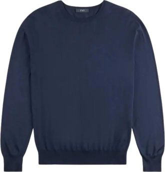 Fay Homme, Pulls, Bleu, Taille: S Maglia Girocollo F.18