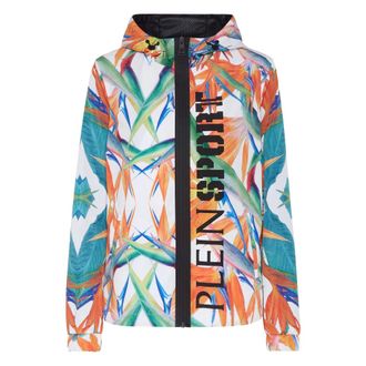 Plein Sport Femme, Vestes, Multicolore, Taille: 36 FR K-way Flowers Jacket