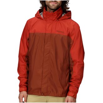 Marmot PreCip Eco Jacket, XXL, Pecan/Sumac
