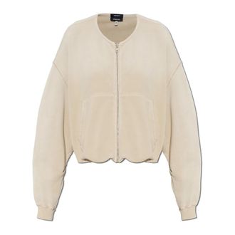 R13 Zip-throughs - - Sweatshirts & Hoodies - Damen - Beige - M