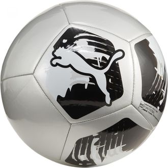 Puma PUMA Big Cat ball, Unisex-Erwachsene Trainingsb&auml;lle, PUMA Silver-PUMA Black, 5-084214