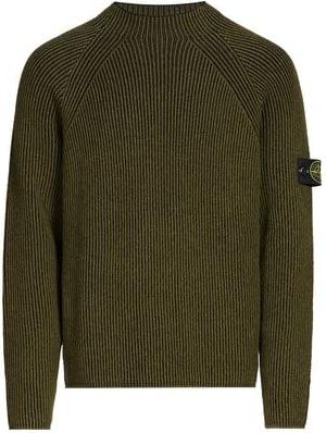 Stone Island gemischter Wollpullover - Grün