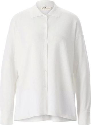 Sminfinity Femme, Blouses et Chemises, Blanc, Taille: 36/38 FR Chemises d&eacute;contract&eacute;es