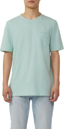 s.Oliver T-Shirt mit Brusttasche und offenen Kanten