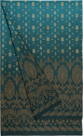 Bassetti Gold Decor Foulard aus 100% Baumwolle in der Farbe Smaragdgr&uuml;n V1, Ma&szlig;e: 180x270 cm - 9333338