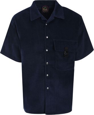 Mauna Kea Hemd aus Samt - Blau