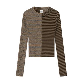 Nanushka Perrie Top - - Knitwear - Damen - Braun - M