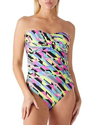 Relleciga Maillot de Bain Une pi&egrave;ce sans Bretelles pour Femme, Taille L