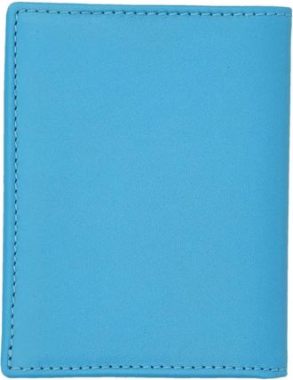 Comme Des Gar&ccedil;ons Portemonnaies - Blue Cowhide Cardholder With Multiple Slots - Gr. unisize - in Blau - f&uuml;r Damen