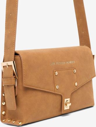 Les P'tites Bombes Sac Bandouliere Mira Umhängetasche, Banane, Camel