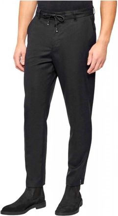 HUGO BOSS Homme, Pantalons, Noir, Taille: L Slim-fit Pantalons