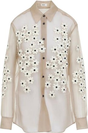 Khaite Femme, Blouses et Chemises, Beige, Taille: 38 FR Argo Top