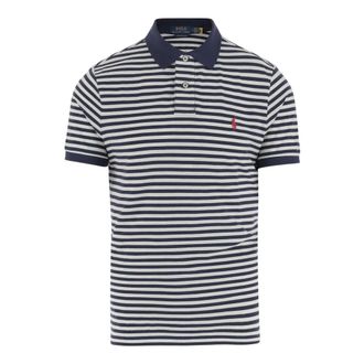 Polo Ralph Lauren Homme, Tops, Gris, Taille: 2XL Polo Ray&eacute; en Coton